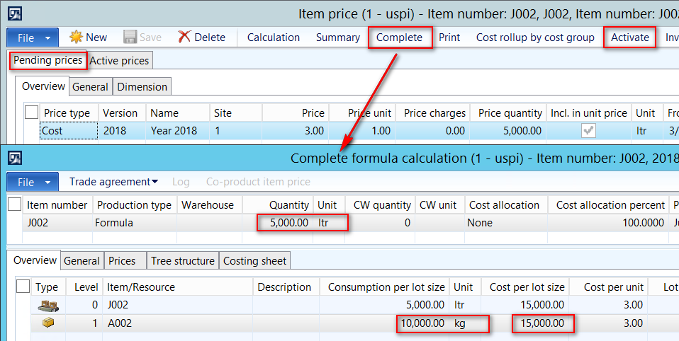 How to set up standard costing in AX 2012. Steps to follow for direct ...