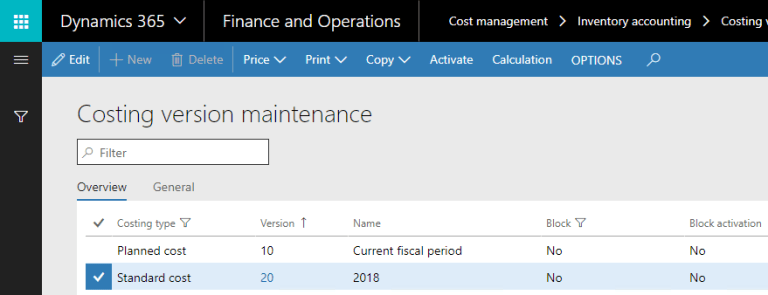 How to set up standard costs for direct materials in Dynamics 365 for ...